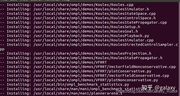 ubuntu安装运动规划库ompl - 知乎
