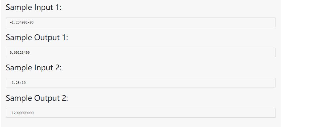 PTA 甲级 1073 Scientific Notation - 知乎