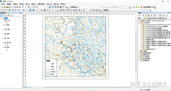 argis中如何给各项元素加方框 - 知乎