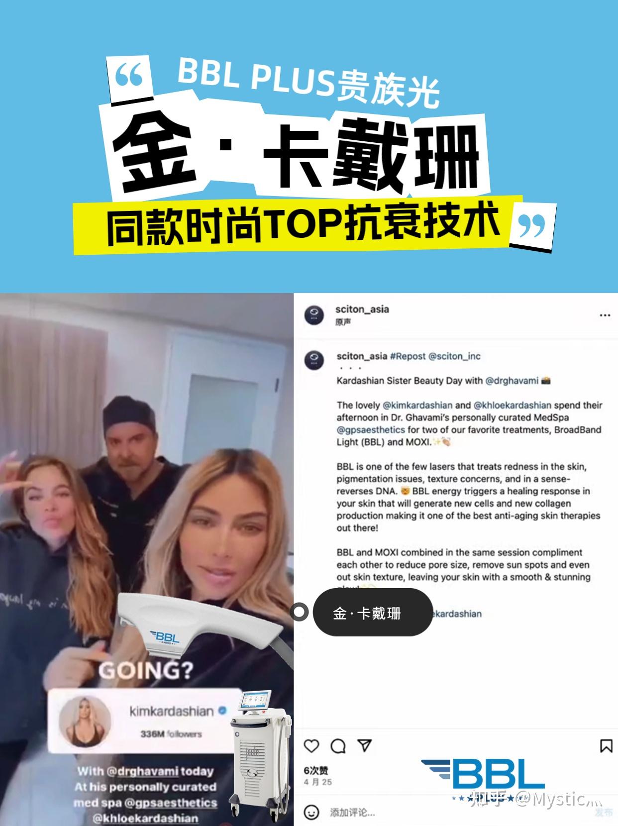 全球粉丝超3亿的时尚网红——金·卡戴珊和家人也超爱用BBL PLUS - 知乎