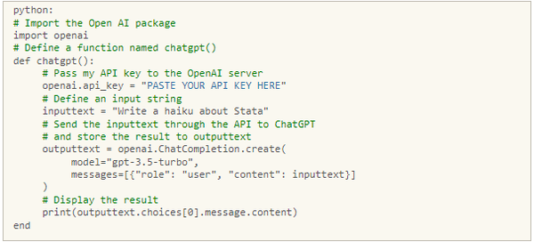 Stata命令chatgpt，运行ChatGPT - 知乎