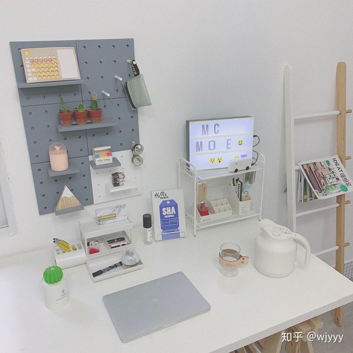 懒癌少女的书桌收纳法则 ins风书桌🌈 - 知乎