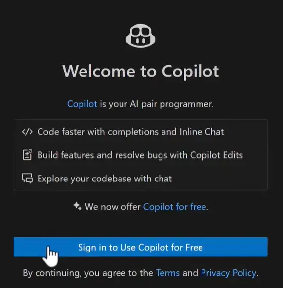 在 VS Code 中可以免费使用 GitHub Copilot了！ - 知乎