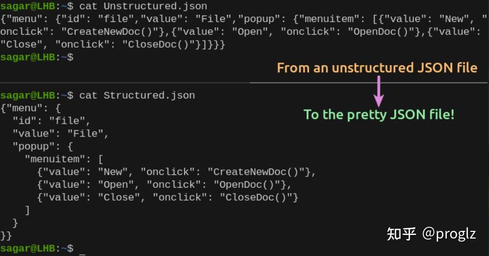在 Linux 命令行中格式化输出 json - 知乎