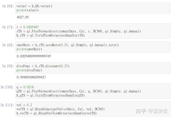 四、使用QuantLib Python评价期权(3) - 知乎