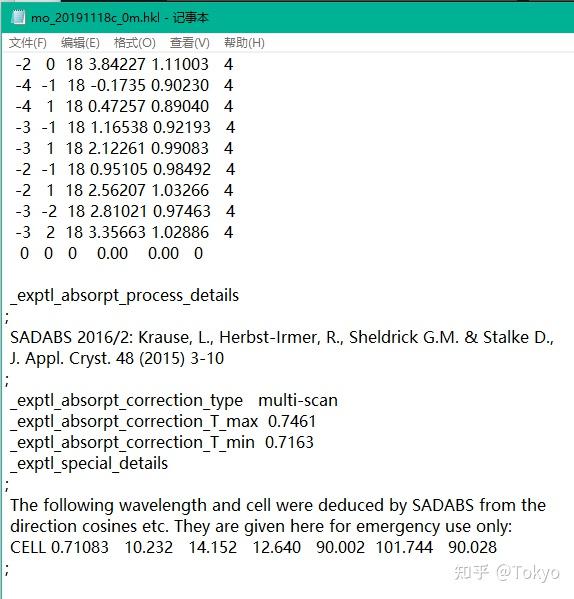 Olex2能打开hkl文件吗 - 知乎