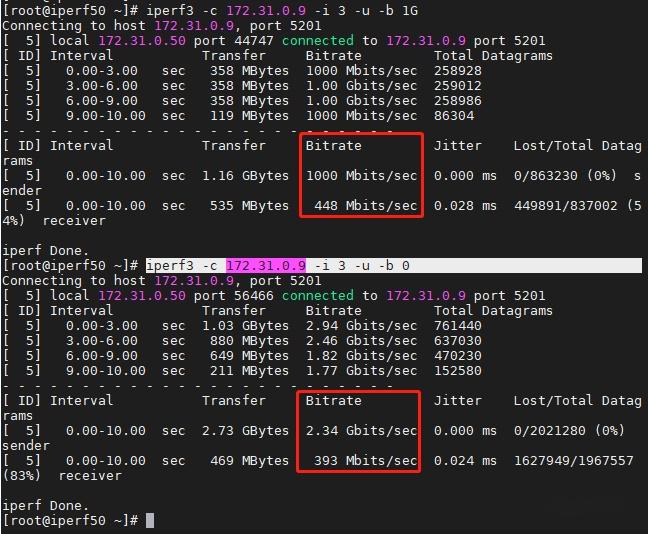 iperf3网络打流测试 - 知乎