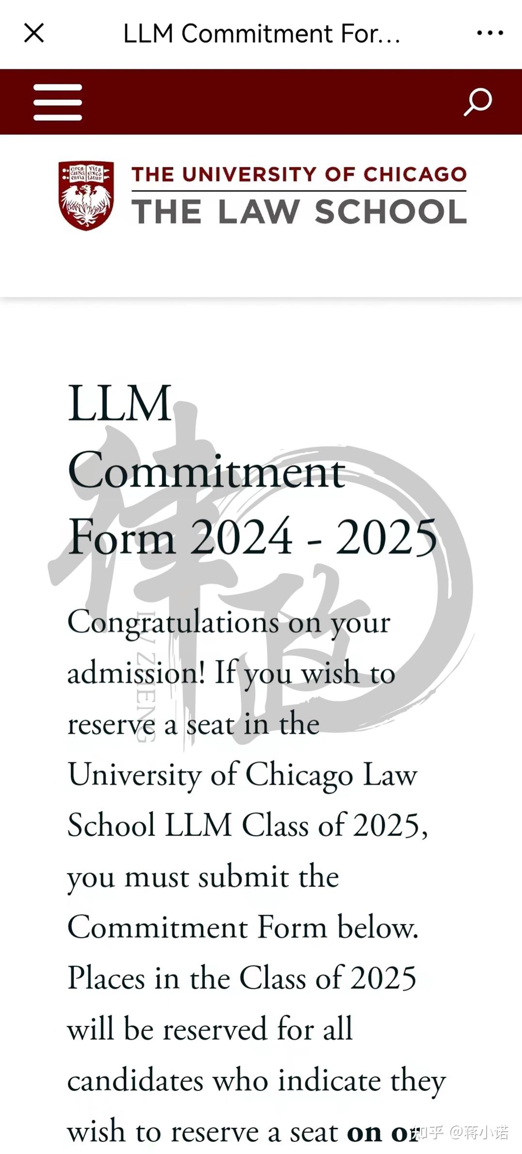 律政学员UCLA LLM首轮大丰收！芝加哥和密歇根的Offer也来啦！ - 知乎