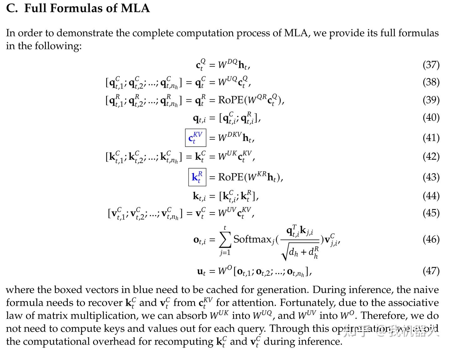 DeepSeek V3学习 (2)_(2)MHA、MQA、GQA和MLA - 知乎