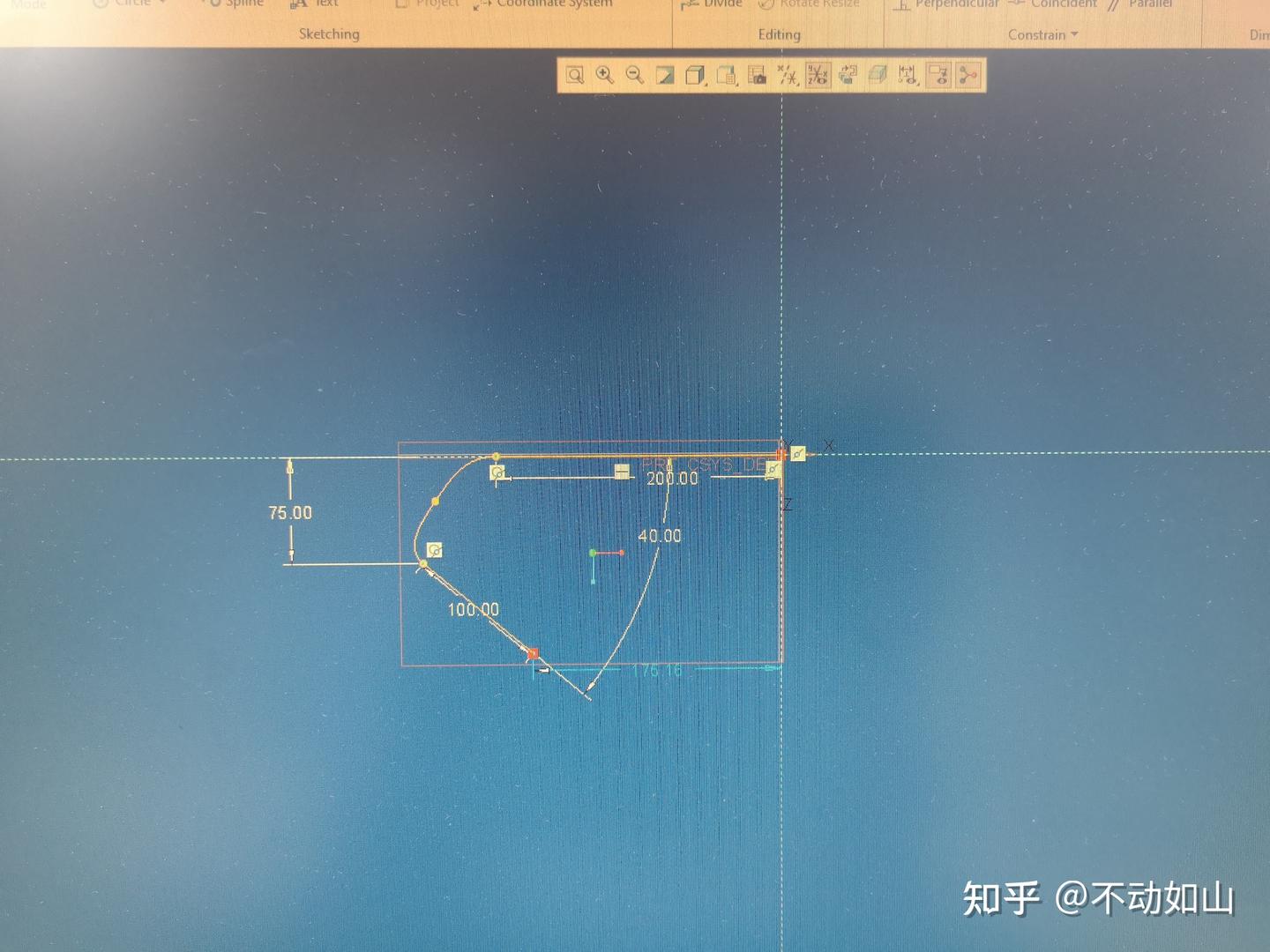Proe/Creo 建模之利用Trajpar函数建吸管 - 知乎