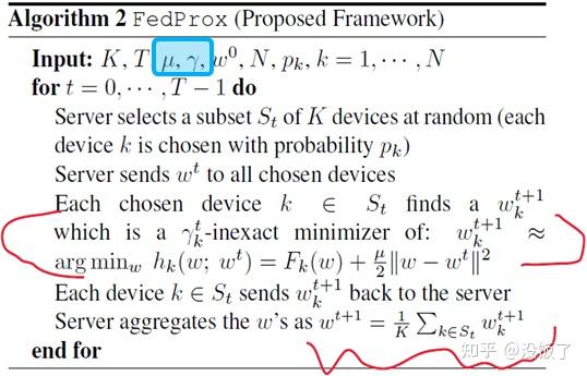 FedProx算法（Federated Optimization in Heterogeneous Networks笔记） - 知乎