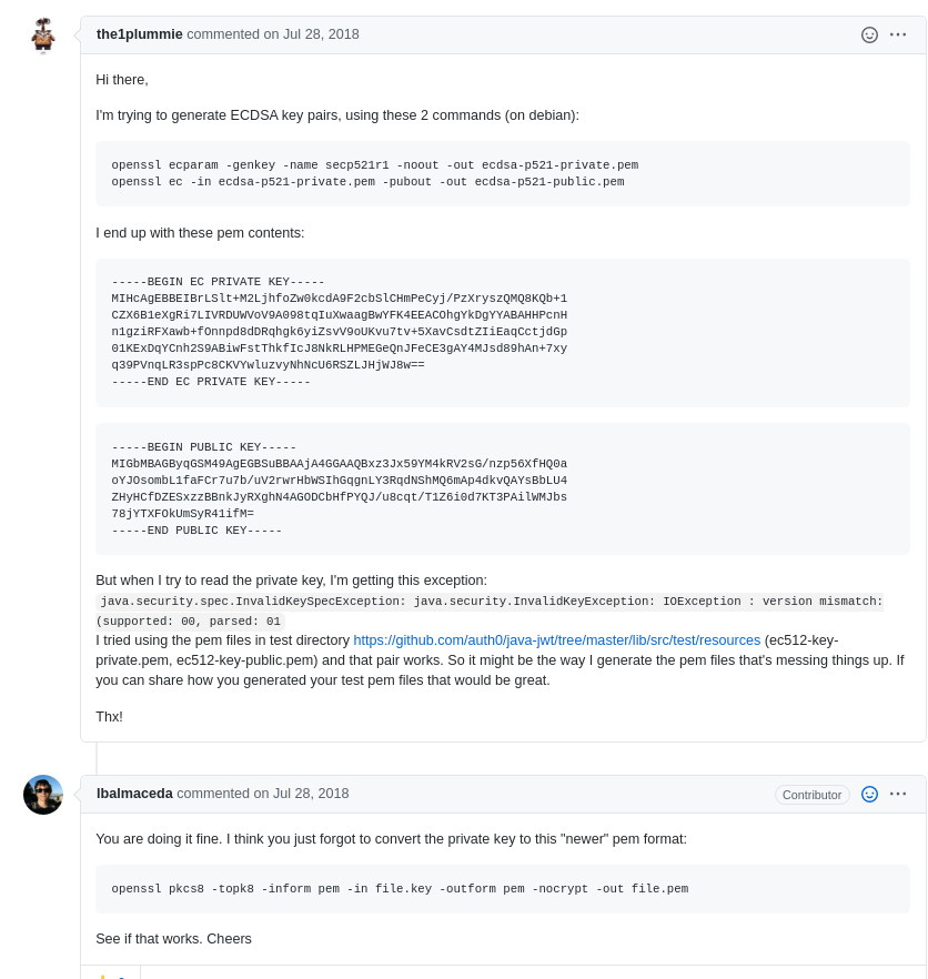ECDSA密钥对生成以及在Token中的应用 - 知乎