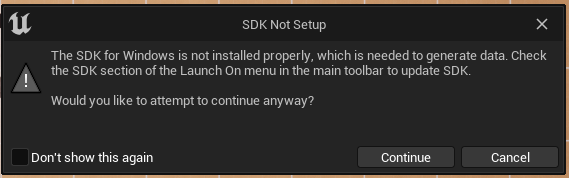[UE5]解决提示无法打包，缺少SDK的问题 - 知乎