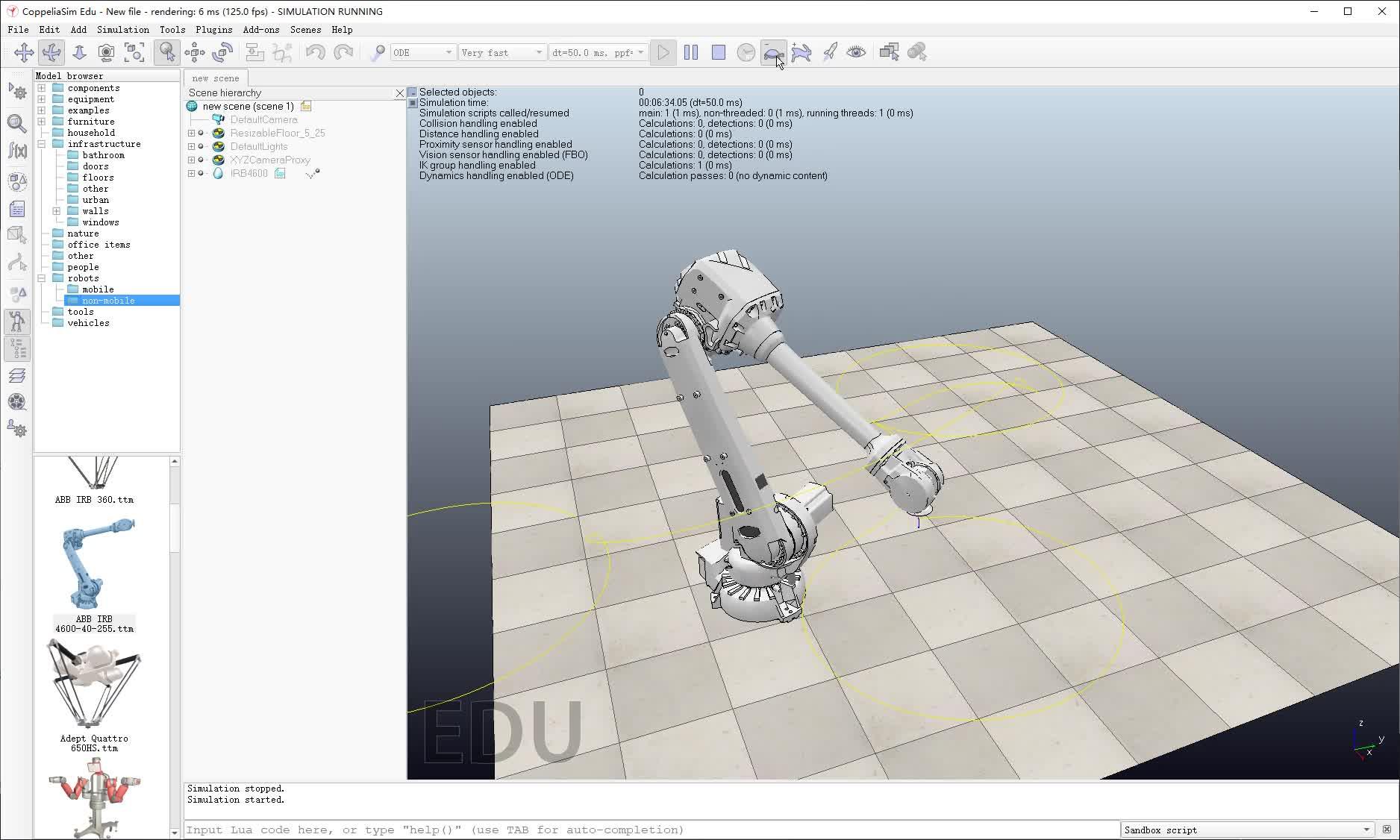 【V-REP自学笔记(二)】使用入门 - 知乎