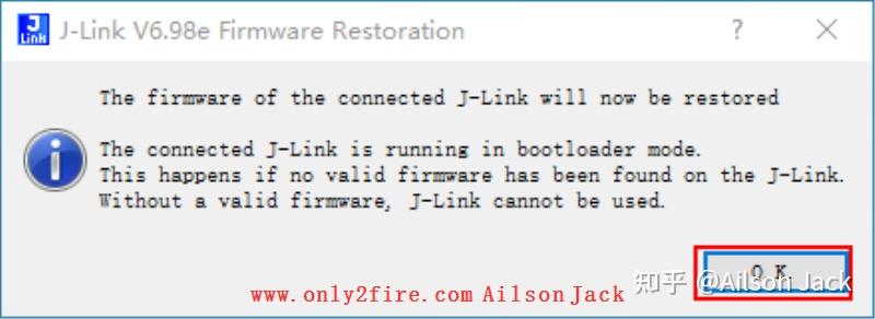 JLink V9掉固件修复(灯不亮) - 知乎
