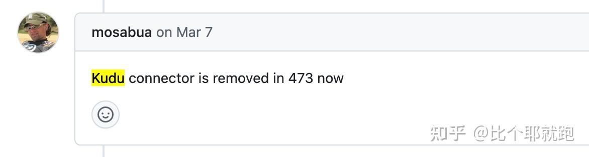 Trino: Kudu connector is removed in 473 - 知乎