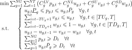 【机组组合】基于Benders分解算法解决混合整数规划问题——机组组合问题（Matlab代码实现） - 知乎
