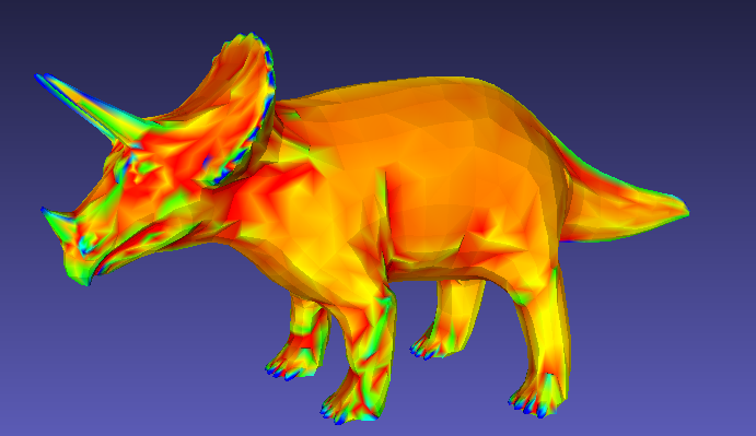 MeshLab计算几何量 - 知乎