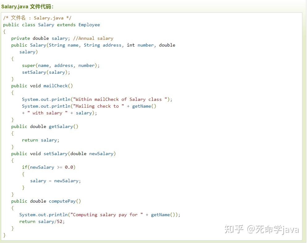 Java 抽象类 知乎