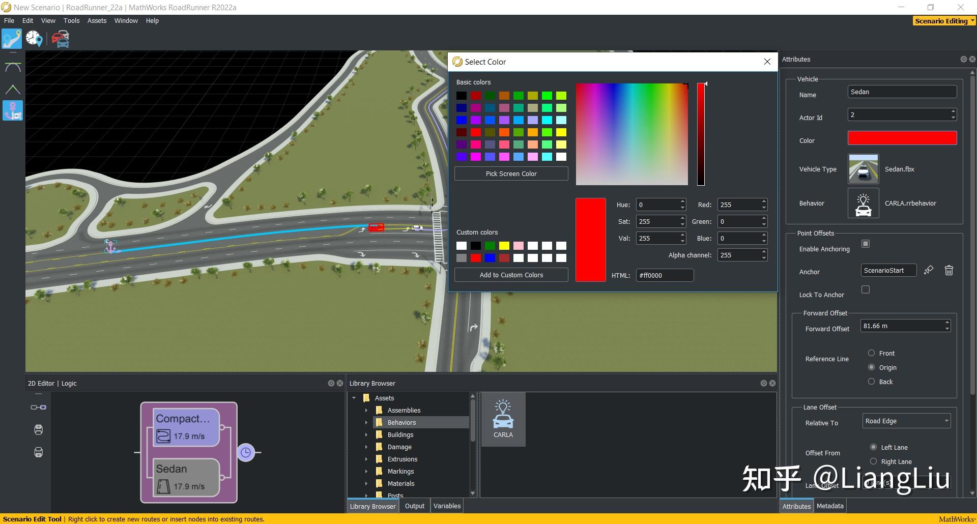 RoadRunner Scenario+CARLA联合仿真 - 知乎