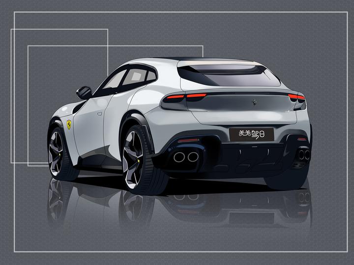 关关驾日|漫画日记 FUV！ 法拉利Purosangue重新定义的新物种！ - 知乎