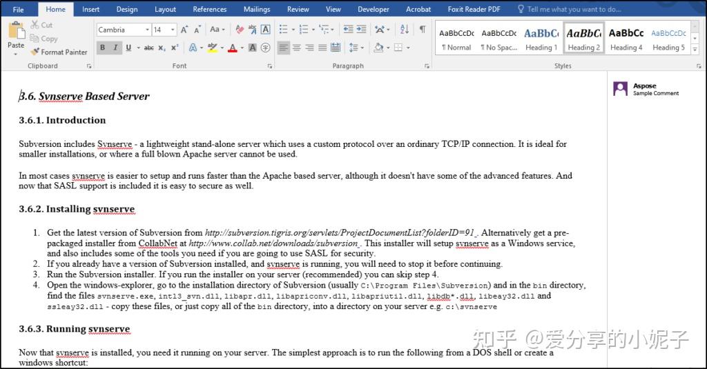 Java版Word开发工具Aspose.Words功能解析：在Word（DOCX / DOC）中插入或删除注释 - 知乎