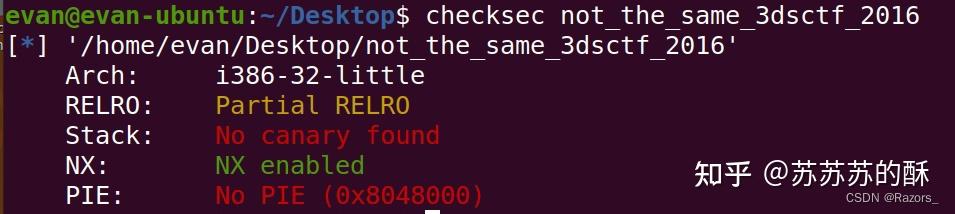 【BUUCTFPWN】not_the_same_3dsctf_2016 - 知乎