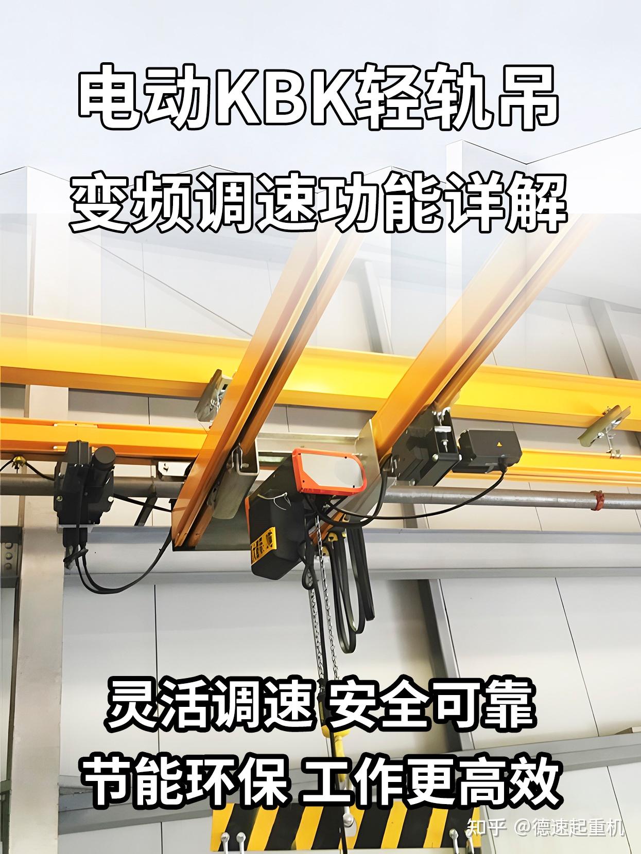 提升工作效率，降低能耗！电动KBK轻轨吊变频调速功能让您的工作更高效！ - 知乎