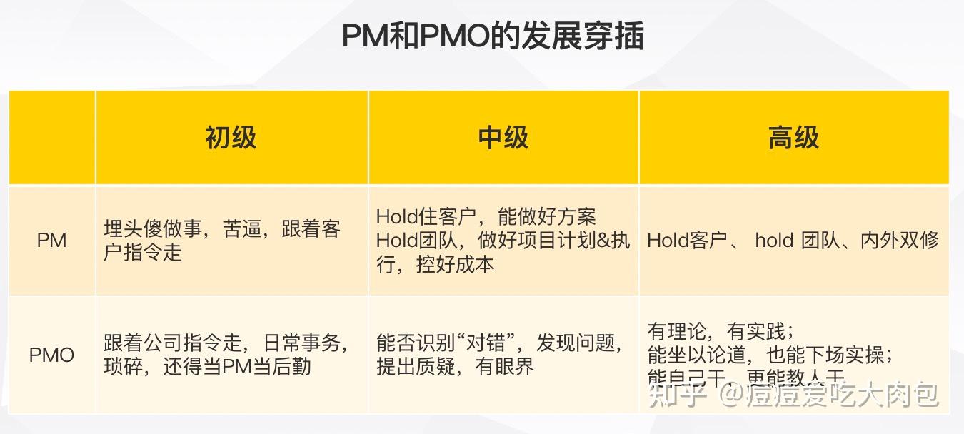 PMO和PM有什么区别？ - 知乎