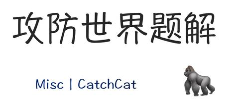 🦍 攻防世界题解 | Misc | CatchCat - 知乎
