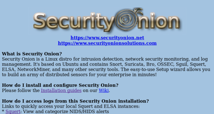 Security Onion介绍 - 知乎