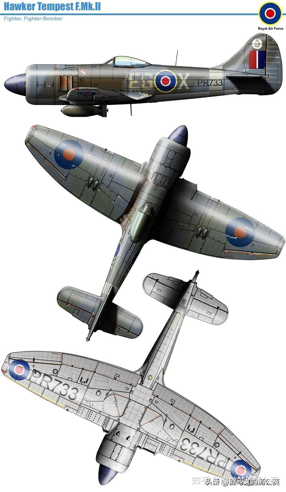 二战军机大全——英国篇2（飓风、旋风、台风、暴风战斗机系列） - 知乎