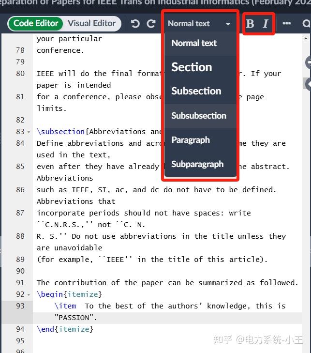 Overleaf排版IEEE trans.期刊论文 - 知乎
