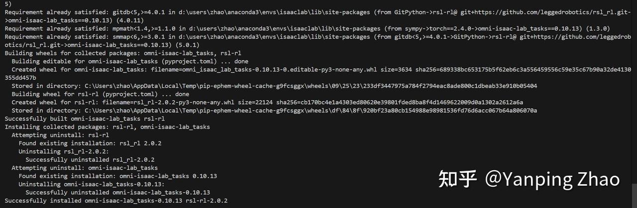 Isaac Lab 安装 / 运行问题解决方案记录 - 知乎