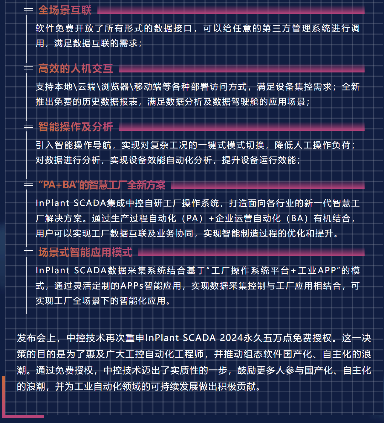 中控技术发布InPlant SCADA 2024新版本：免费授权加速组态软件发展浪潮 - 知乎