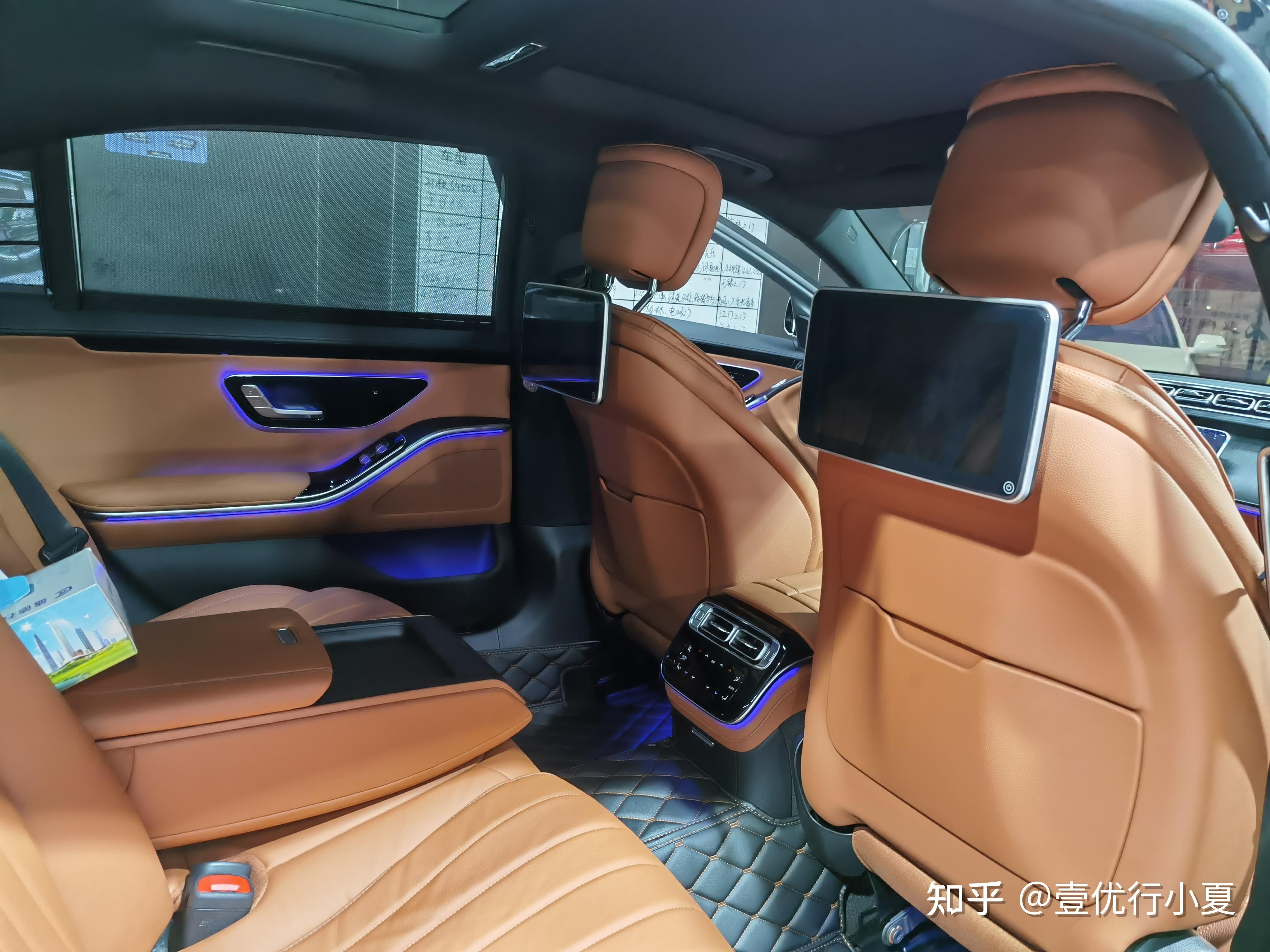 21款奔驰S400L改装后排娱乐，最好的搭配方案！ - 知乎