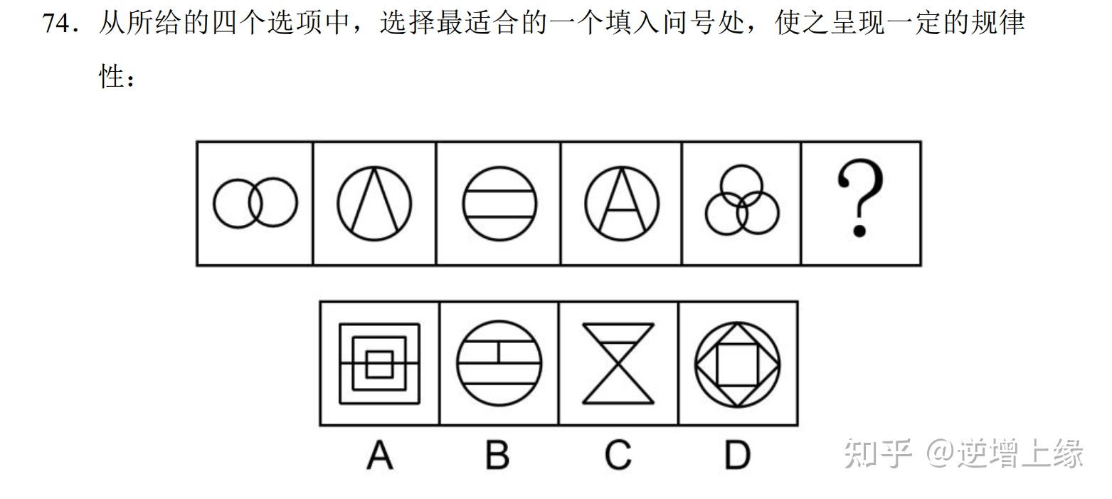 公务员 事业单位 逻辑推理 图形推理 交点数 题 - 知乎