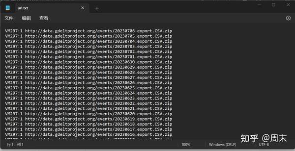 Win 11系统使用Wget批量下载GDELT原始数据 - 知乎