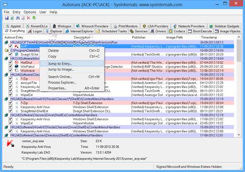 Autoruns系统启动项管理工具v14.11 中文 绿色便携版 - 知乎