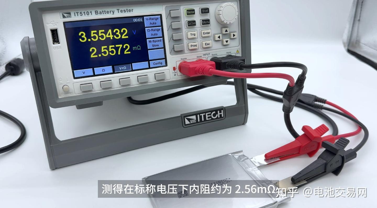 首款国产半固态电池量产，合源锂创HC85120GC1半固态电芯 内阻测试 - 知乎