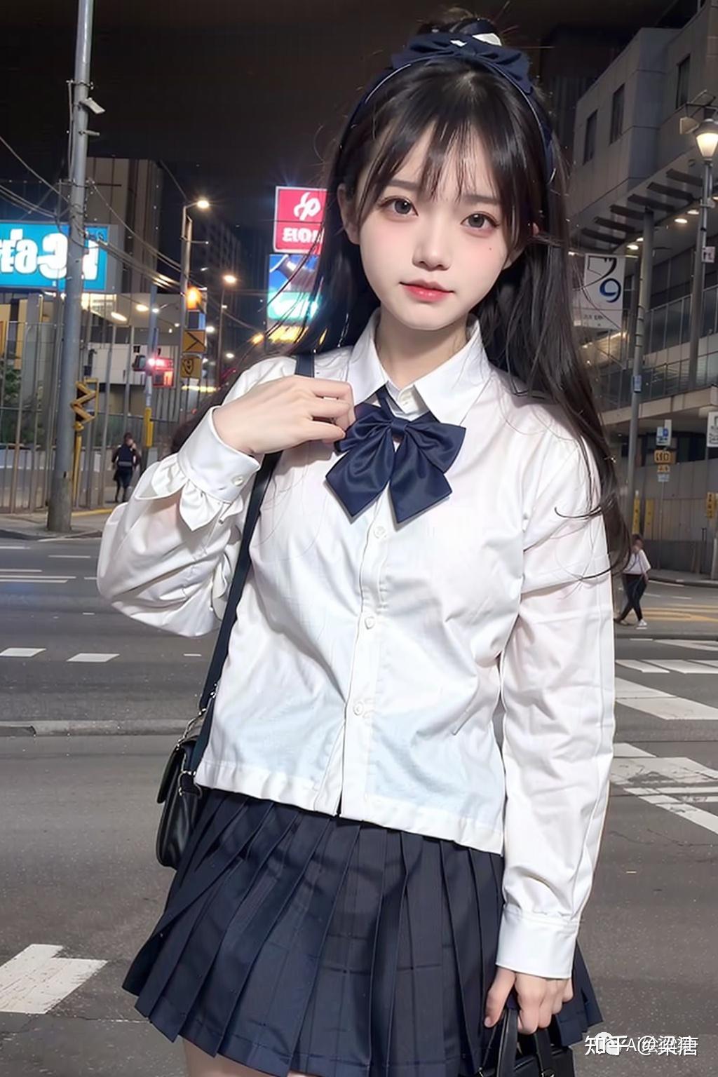 Ai绘画，JK少女 - 知乎