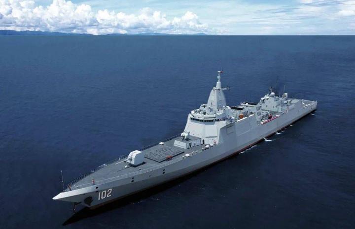 055遭嫌弃，未来新一代大驱验证舰现身 - 知乎