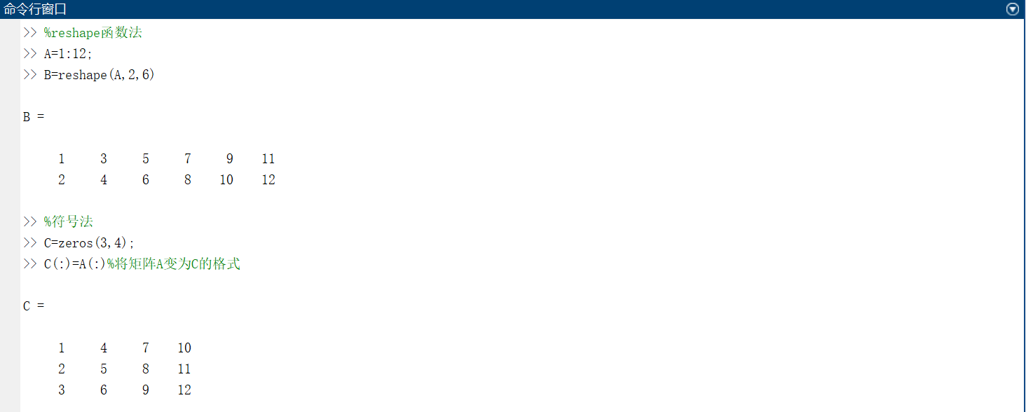 MATLAB矩阵运算 - 知乎