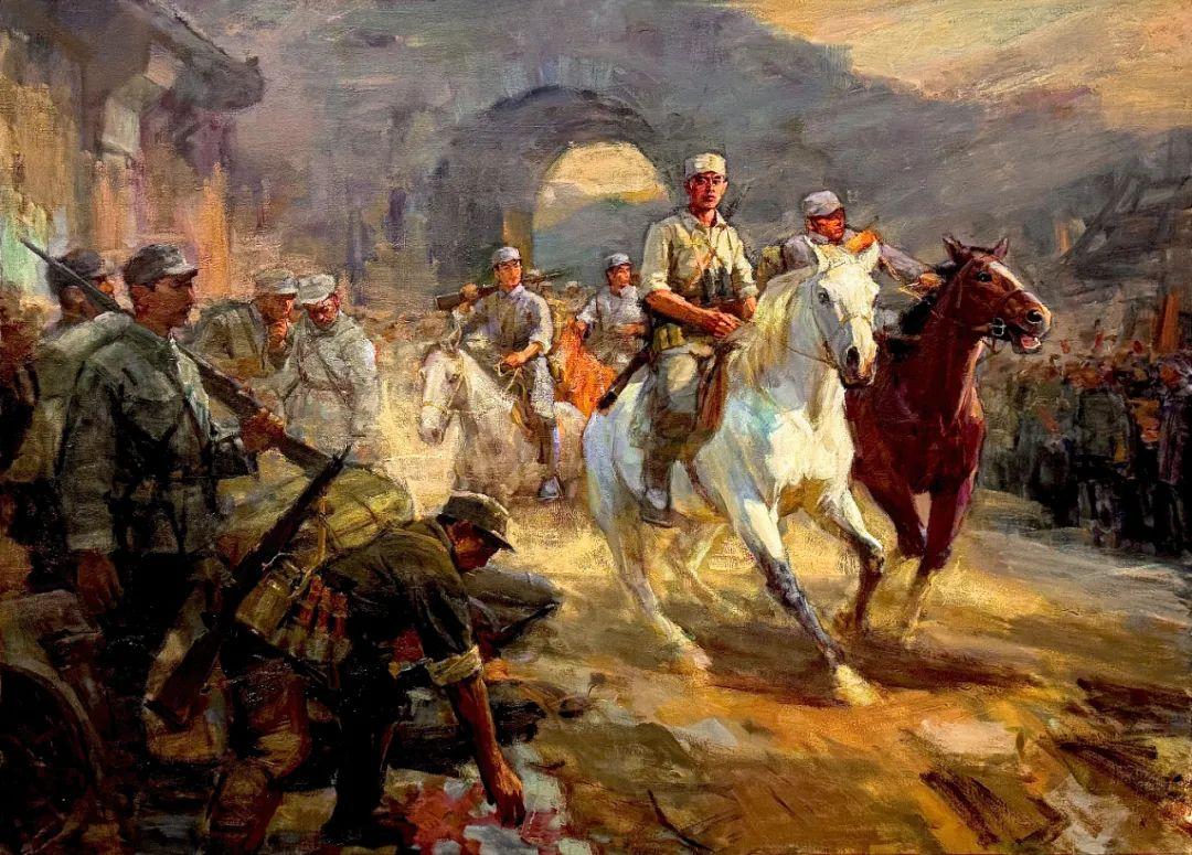 纪念抗战胜利80周年 | 抗日战争题材油画 - 知乎