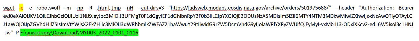 用wget批量下载MODIS数据+断点续传（防止数据下载不全）+可同时开多个cmd窗口+下载完成后检查下载数量，以防下载数量有缺漏 - 知乎