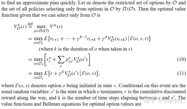 [2] [theory] Between MDP and semi-MDP - 知乎