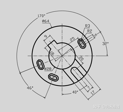AutoCAD机械制图、UG和SW练习100例 - 知乎