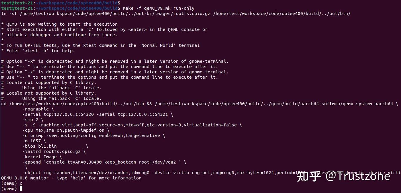 optee4.0.0 qemu_v8的环境搭建篇(ubuntu20.10) - 知乎