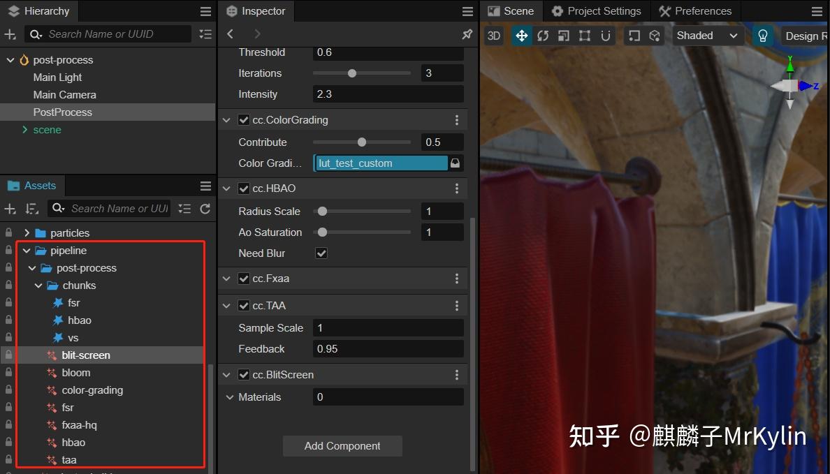 Cocos Creator 3.8 后期效果 Shader 编写（1/2） 基础篇 - 知乎