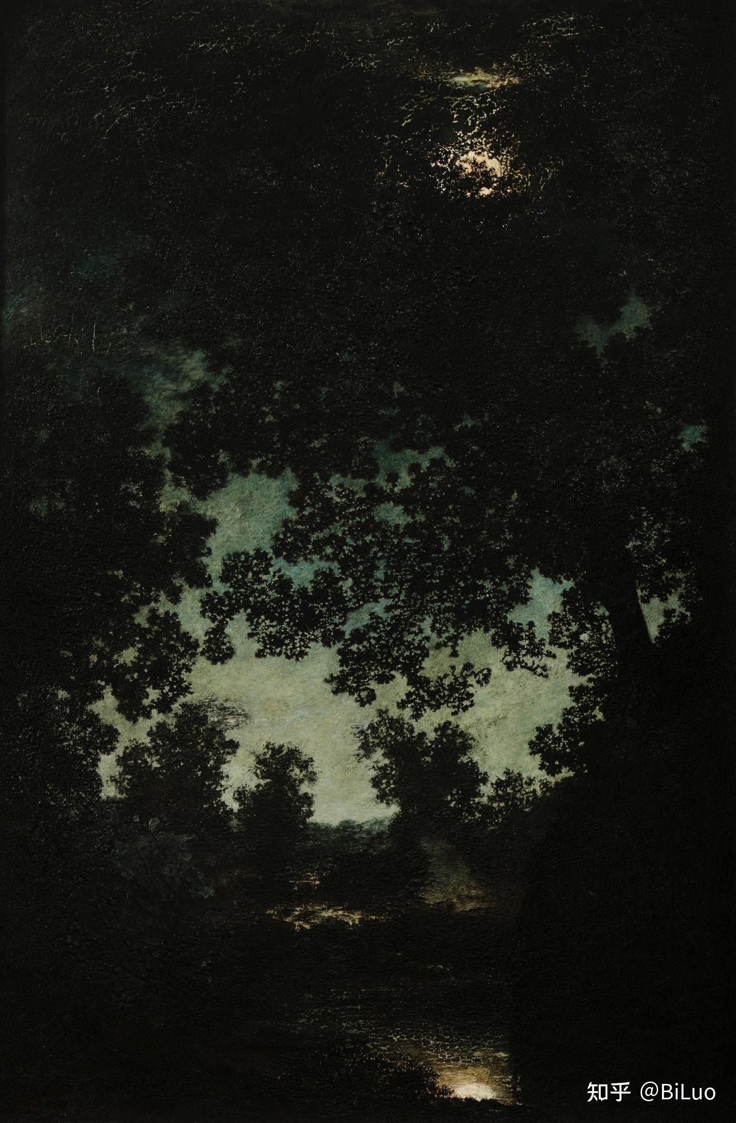 每日艺术 | Brook by Moonlight：月光下的小溪 2021-8-16 - 知乎